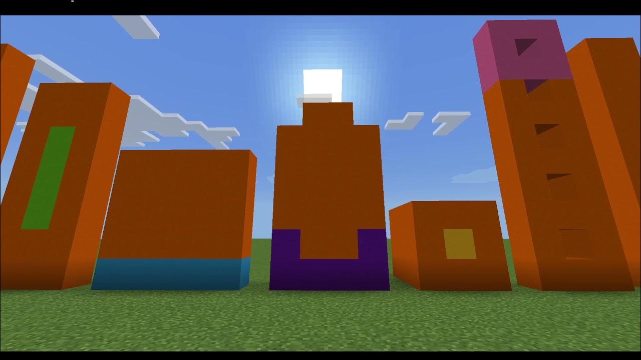 numberblocks 1 to 100 minecraft - YouTube