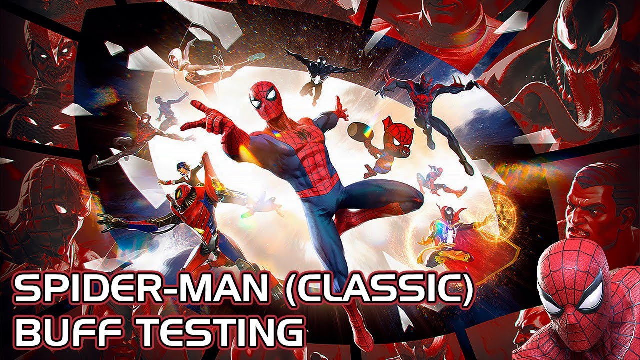 Spider-Man (Classic) Buff Testing Stream || Marvel Contest of Champions ...