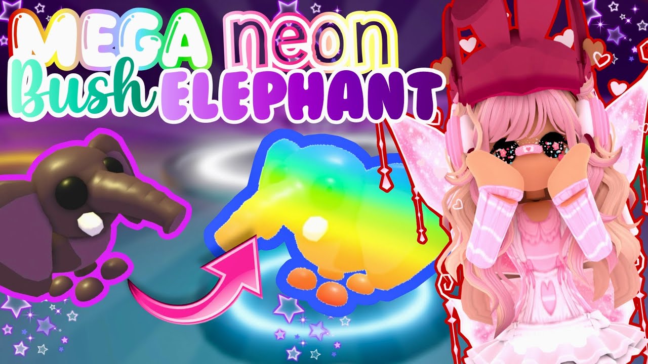 Making A MEGA NEON BUSH ELEPHANT 🐘 & Tricks IT TOOK ME DAYS! 😂| 💕 ...