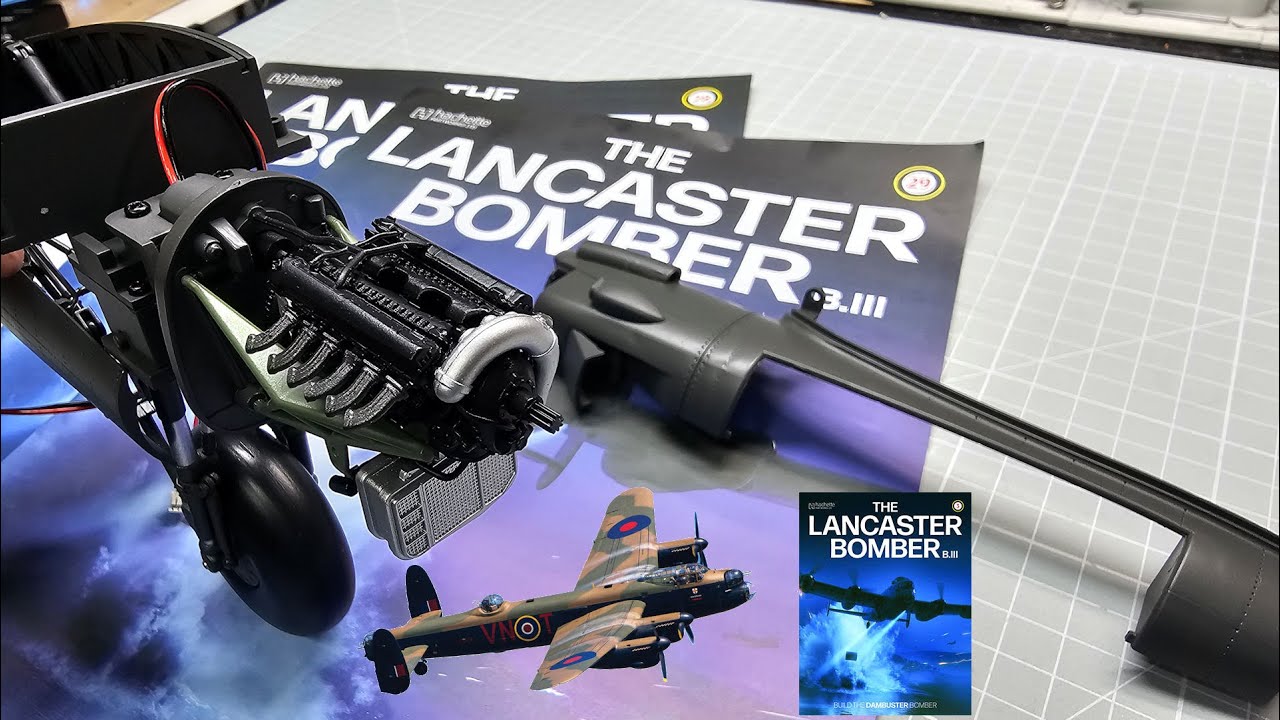 Build the Lancaster Bomber B.III - Part 28 & 29 - The Undercarriage ...