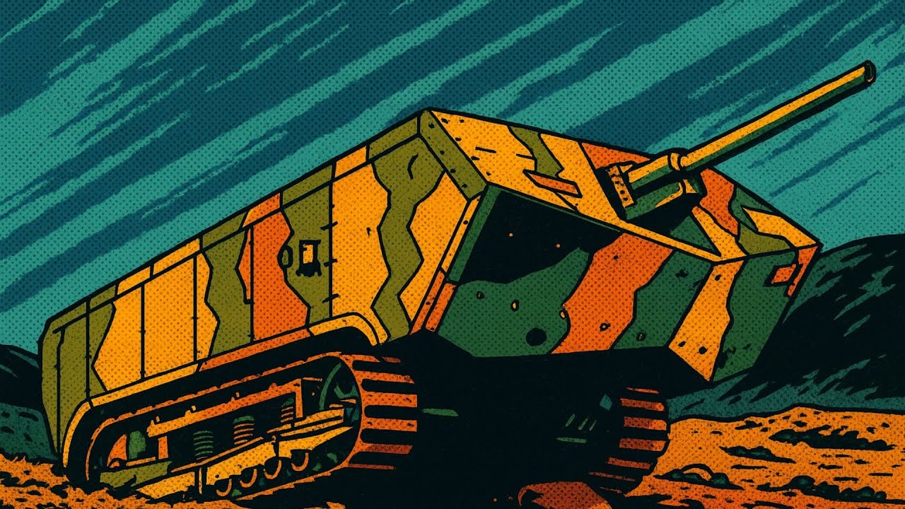 Saint-Chamond: The Oversized French Tank with a Big Gun - YouTube