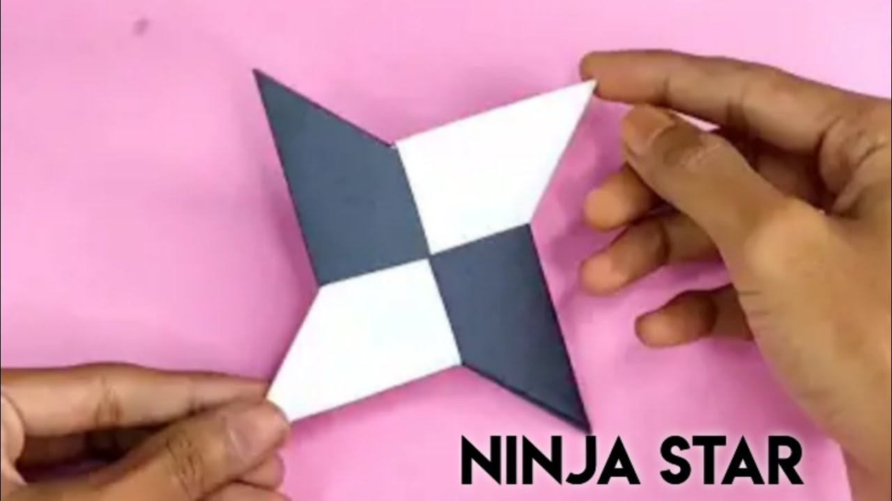 How To Make Ninja Star Weapon | Easy Origami for beginners #explore # ...
