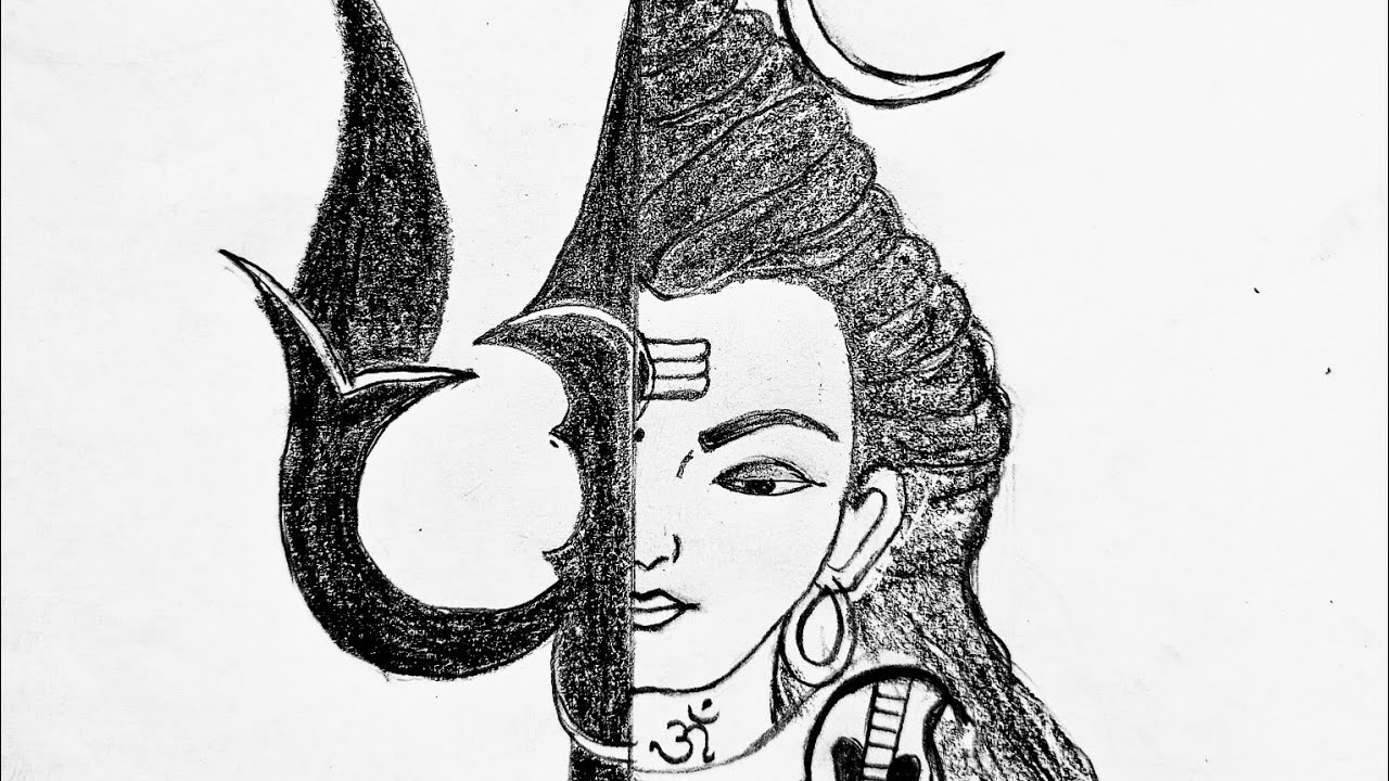 Lord Shiva Pencil Drawing Easy/Mahashivratri Special Drawing/How To ...