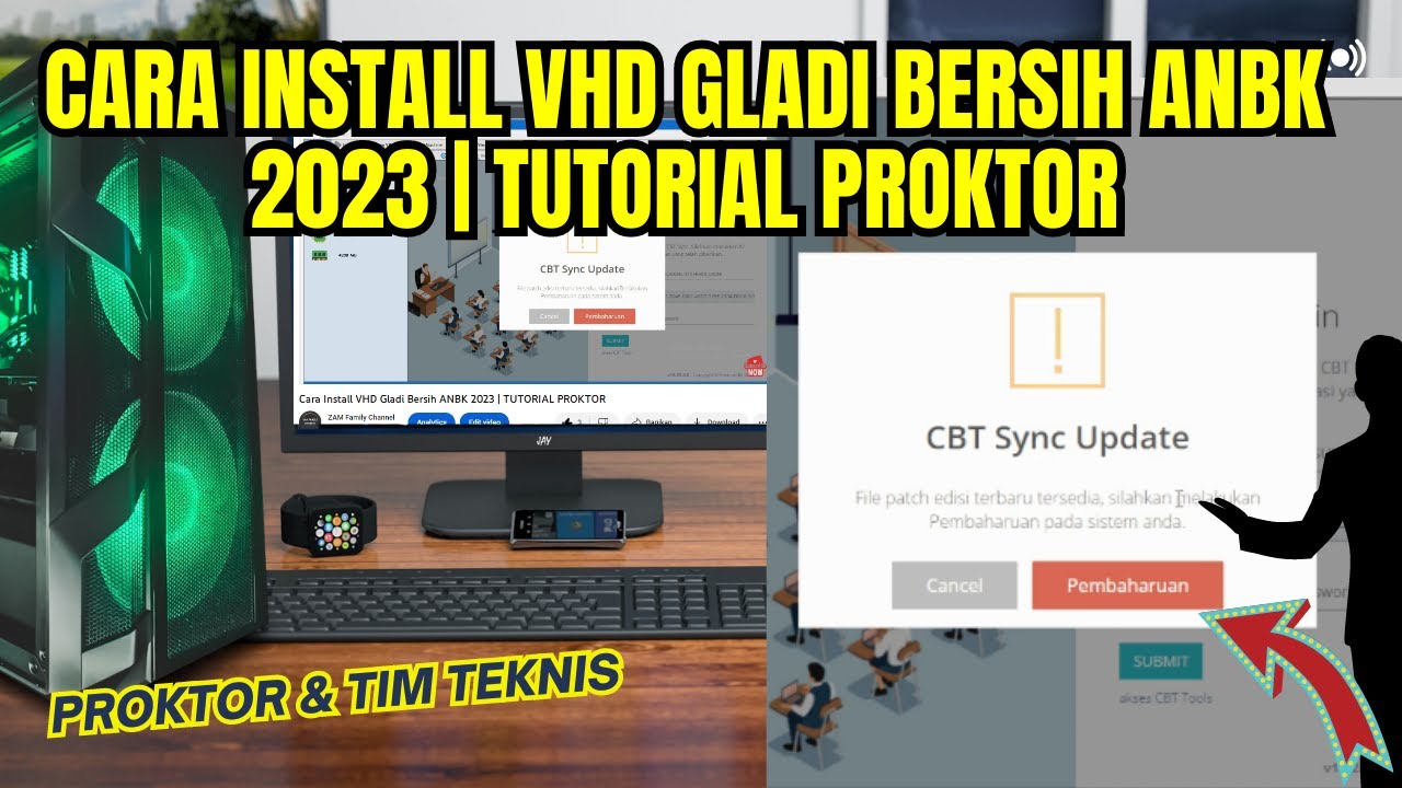 Cara Install VHD Gladi Bersih ANBK 2023 | TUTORIAL PROKTOR - YouTube