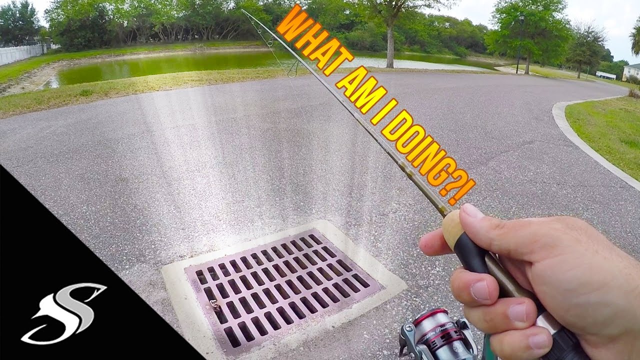 Sewer Fishing For Mysterious Fish - Pt. 1 - YouTube