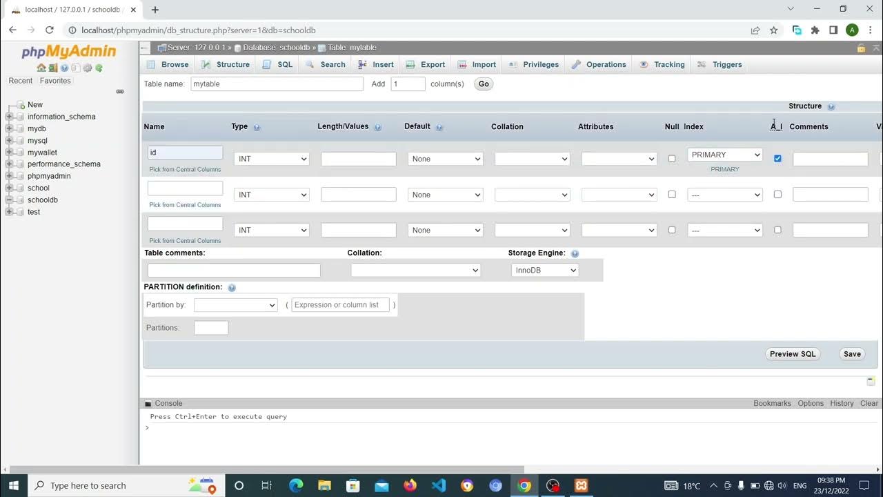 How To Create Database Using Xampp December 23 2022 Youtube