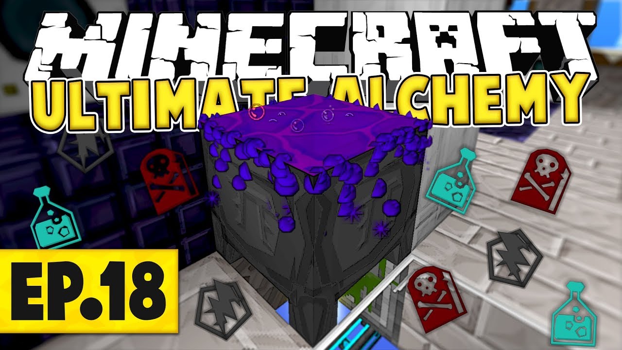 Minecraft Ultimate Alchemy - Cauldron Conundrum! #18 [Modded SkyBlock ...