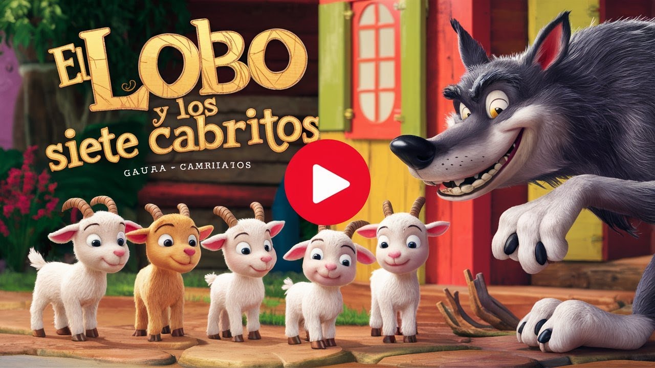 El lobo y las siete cabras - Cuentos de Hadas Españoles - Spanish Fairy ...