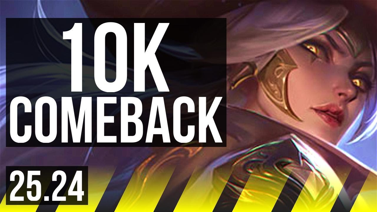 ASHE & Milio vs JINX & Thresh (ADC) | 10k comeback | EUW Master | 25.24 ...