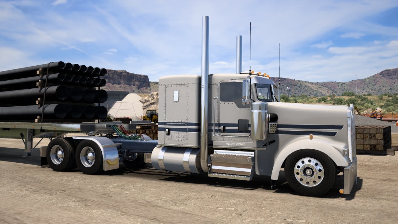 Hauling Heavy Iron - (Steep Mountain Haul) - Cummins Power - Kenworth ...