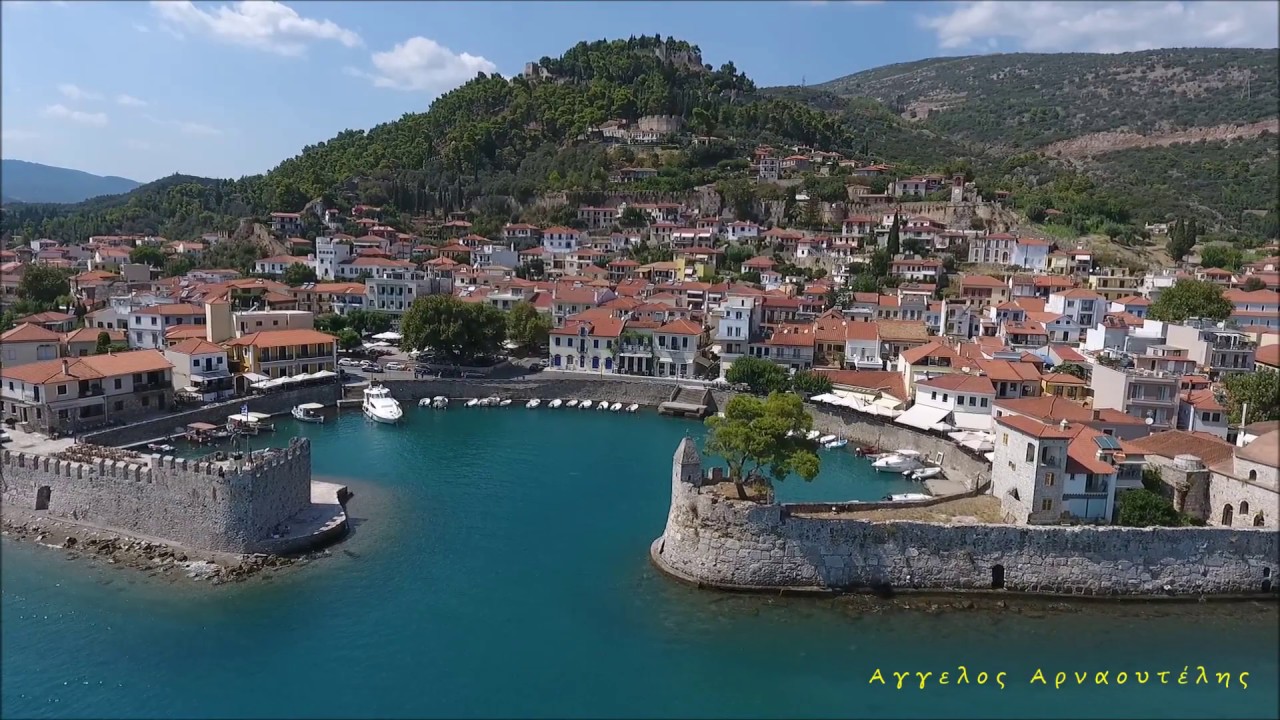 Η Ναύπακτος ΑΝΩΘΕΝ - Aerial video by drones Dji - YouTube