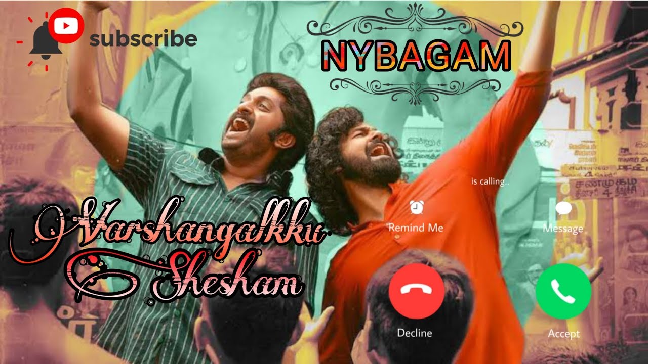Nyabagam Ringtone | Varshangalkku Shesham | Pranav | Vineeth ...