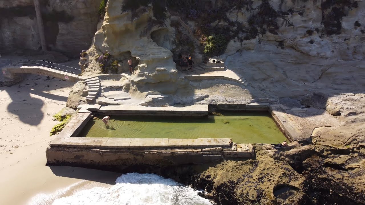Thousand Steps Laguna Tide Pools/Sea Caves/Drone footage - YouTube