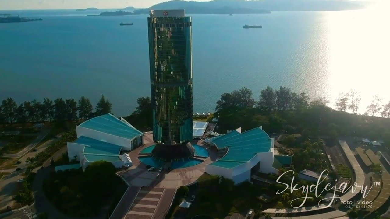 AMAZING!! Dji spark footage - menara tun mustapha (yayasan sabah) - YouTube