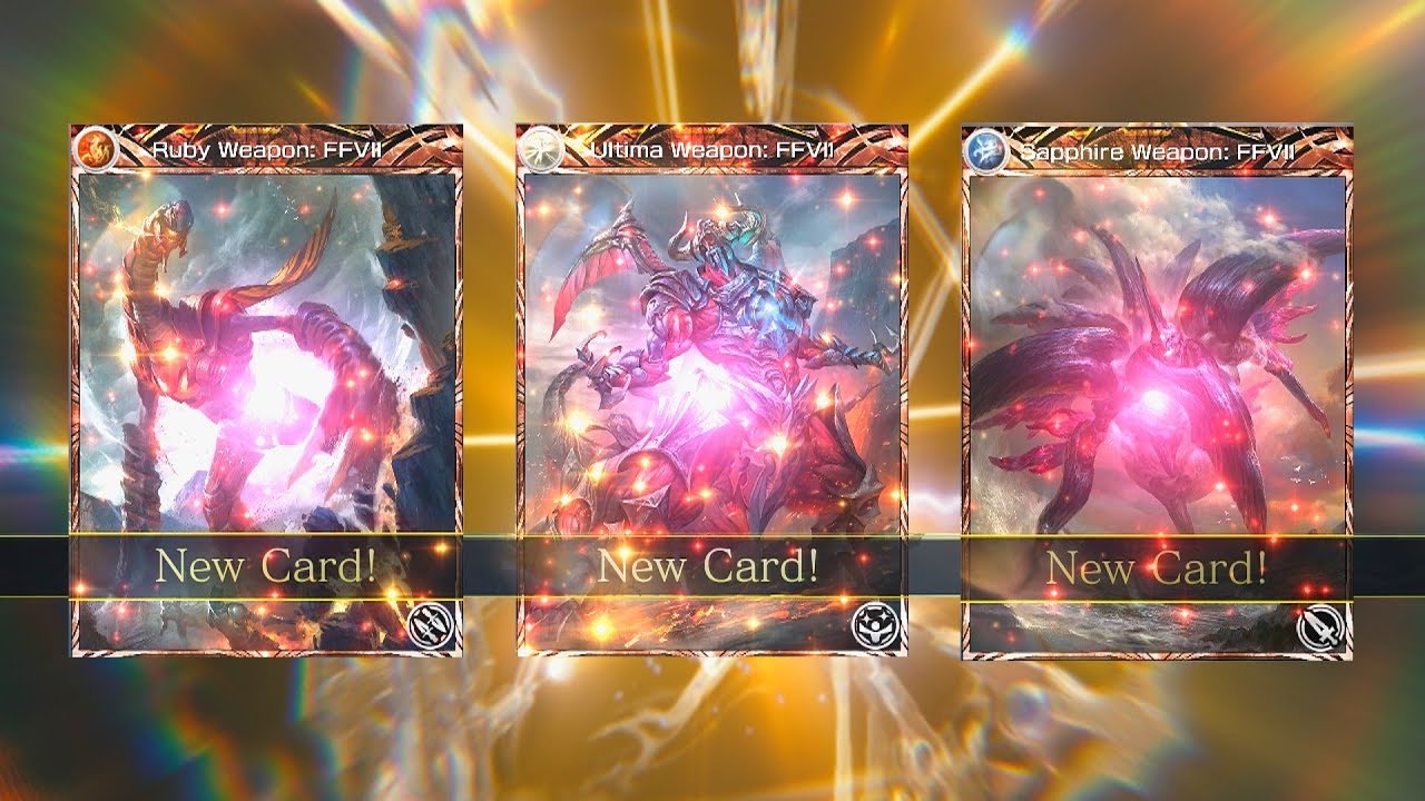 FFVII WEAPON Summon Banner Batch 1 | Mobius Final Fantasy - YouTube