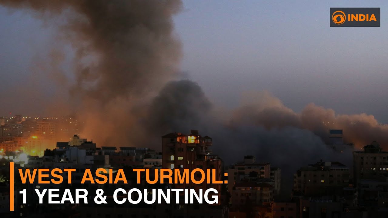 West Asia turmoil: 1 year & counting and more | DD India Live - YouTube