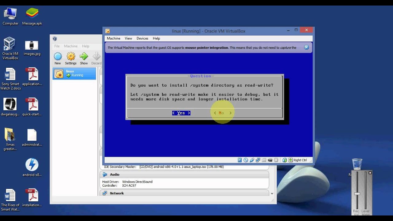 How to install Android 4.3 Kitkat on PC - YouTube
