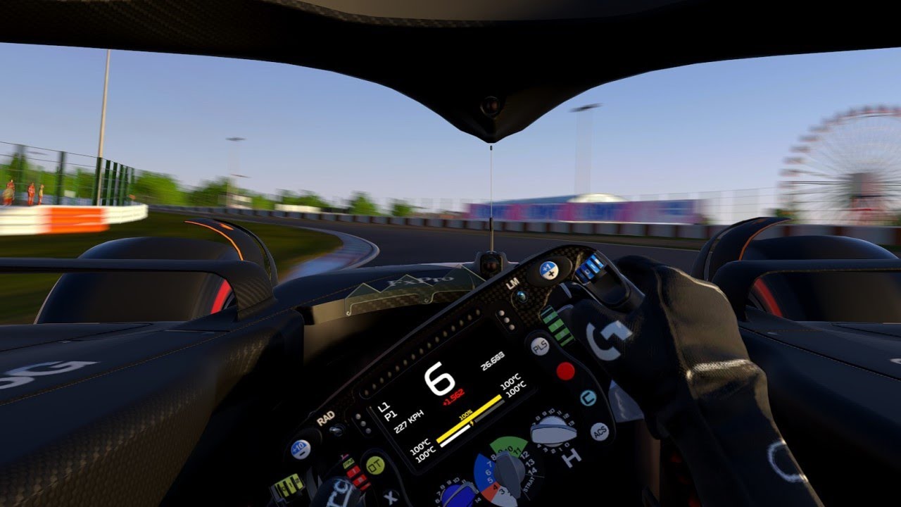 Japan in Cockpit Cam on F1 22 is EPIC - YouTube