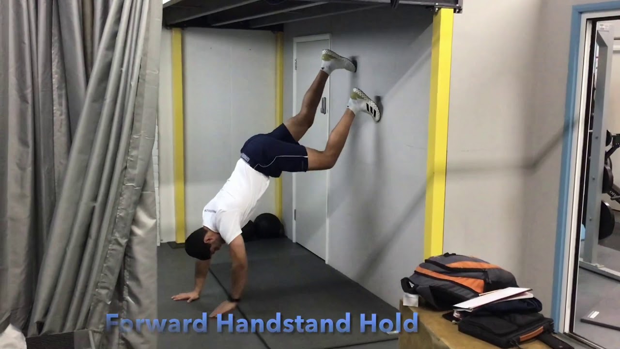 Forward Handstand Hold - YouTube
