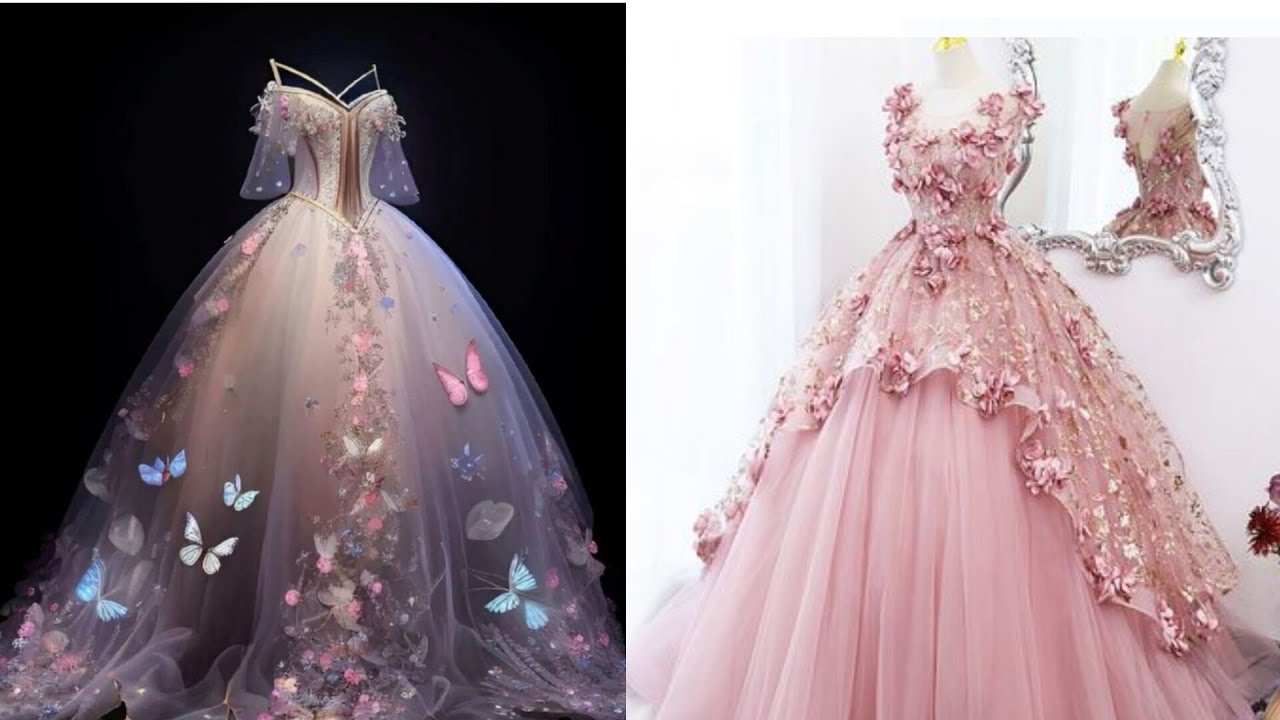 Princess Ball Gown ke design 😍👌 #ballgownweddingdresses #princessdress ...