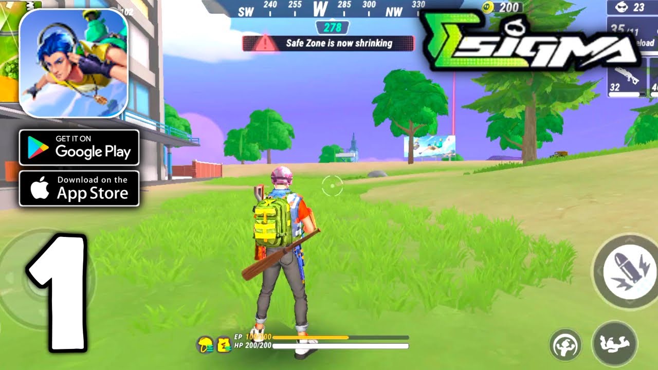 Sigma Battle Royale Gameplay (Android,IOS) Part 1 - YouTube
