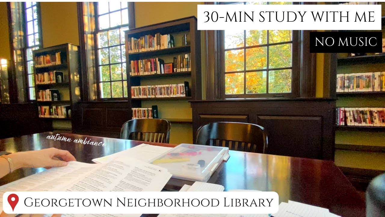 BEAUTIFUL Library Study With Me @georgetownpubliclibrary7767 | Library ...