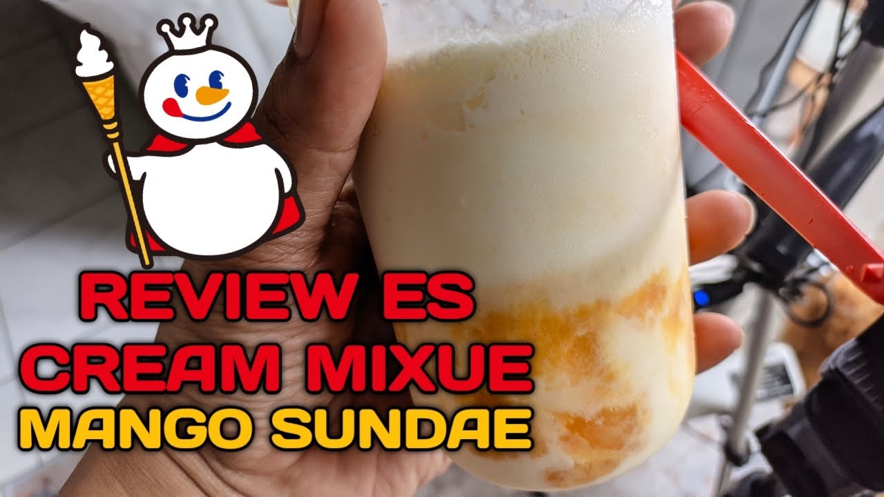 REVIEW ICE CREAM MIXUE MANGO SUNDAE - YouTube