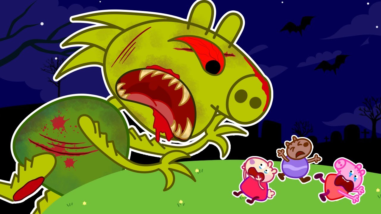 PEPPA ZOMBIE APOCALYPSE, ZOMBIES APPEAR AT THE FOREST🧟‍♀️🧟‍♂️| PEPPA ...