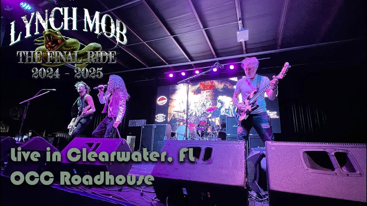 George Lynch Live in Clearwater, FL on the Lynch Mob Final Ride Tour ...