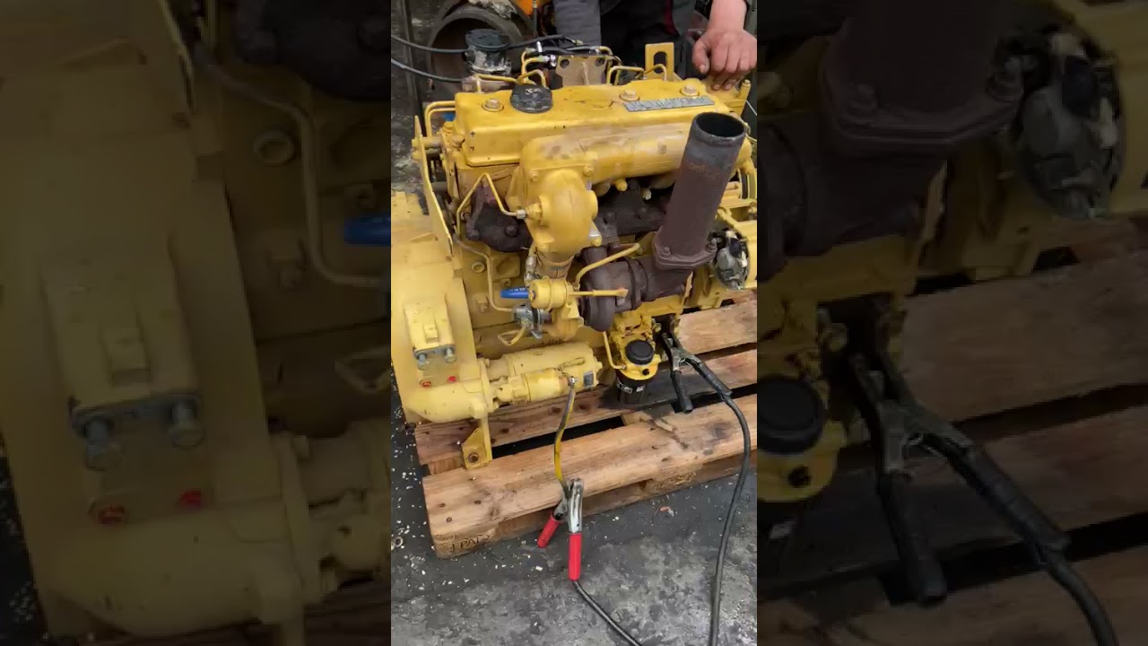 Engine/Motor Caterpillar 3054 - YouTube