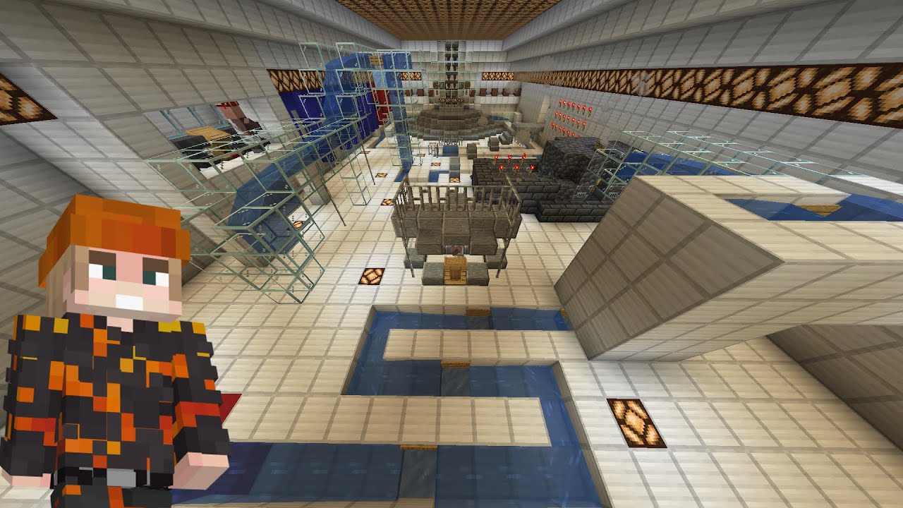 Minecraft Item Conveyor (City Waste Disposal Facility Tour) - YouTube