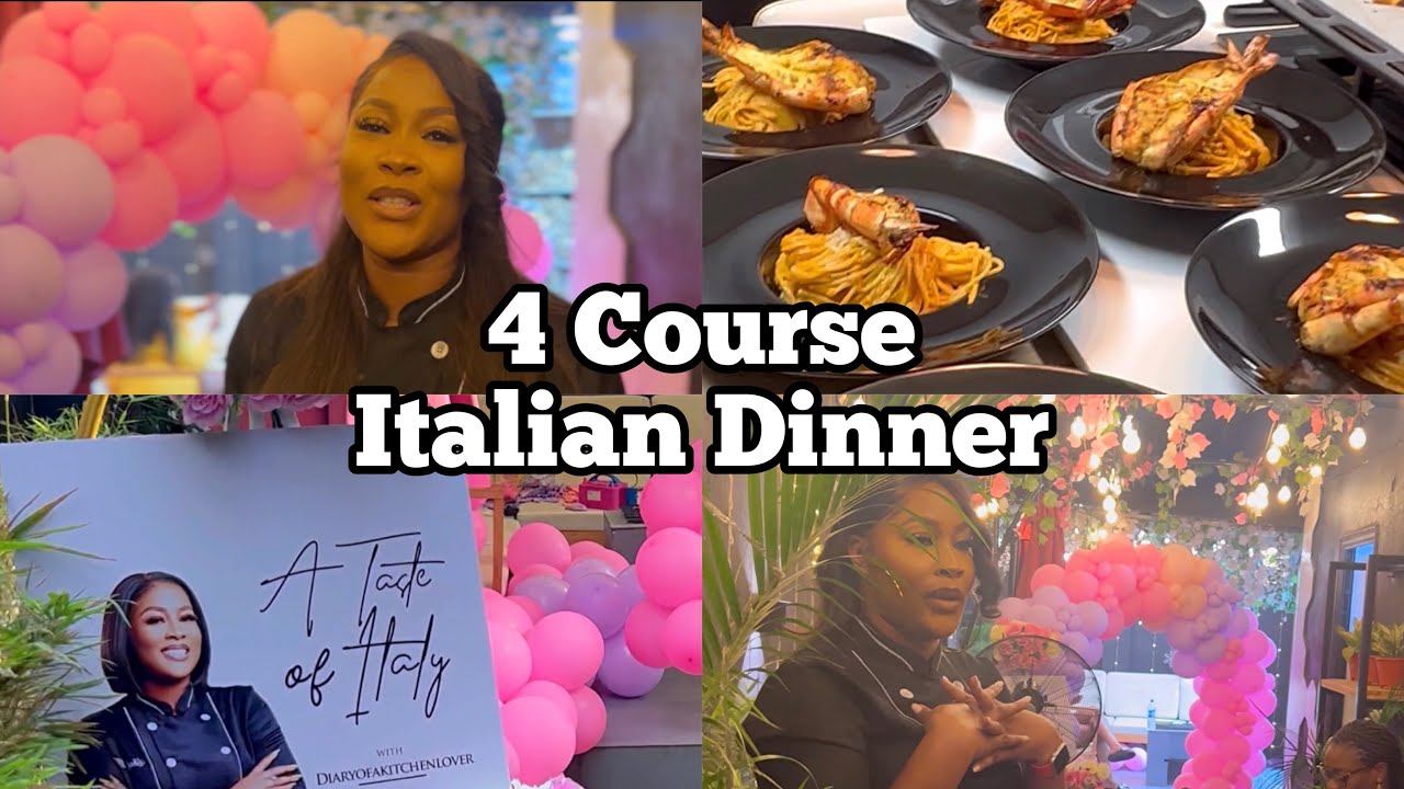 WHAT A 4 COURSE ITALIAN DINNER LOOKS LIKE | A TASTE OF ITALY WITH ...