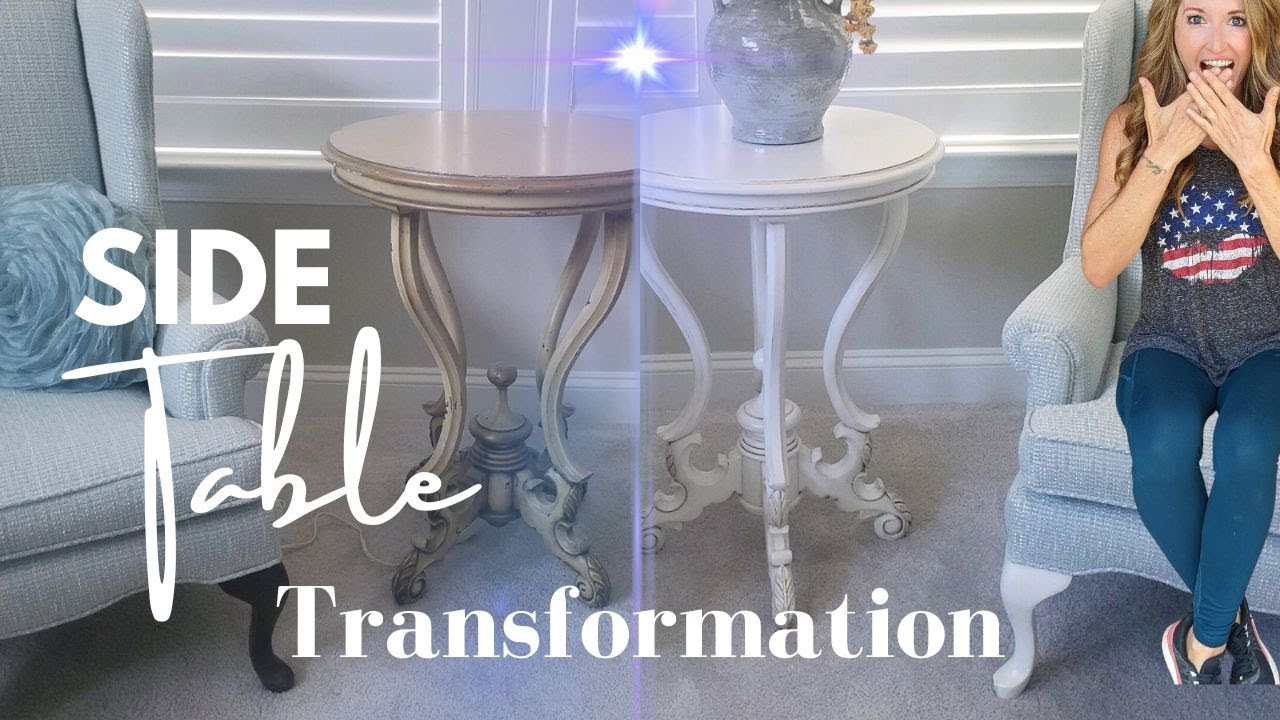Stunning Side Table Makeover | DIY Restoration Tutorial | How to Paint ...