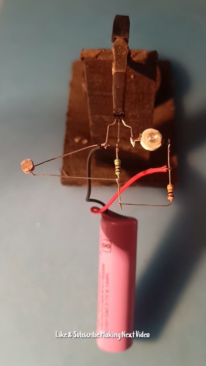 Automatic On/Off Street Light Project • Using LDR & Transistor #shorts ...