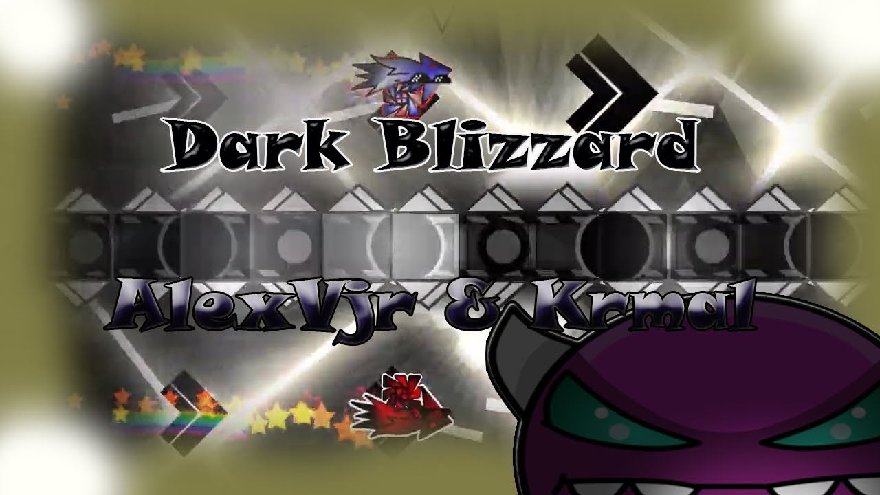 "Dark Blizzard" 100% by AlexVjr & Krmal -newknow- (easy/medium demon ...