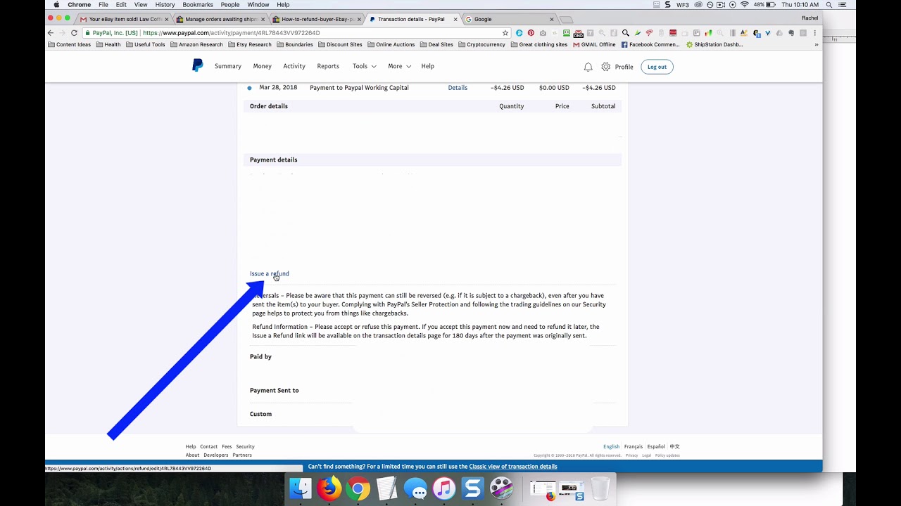 How To Refund On EBay Partial Or Full Refunds With PayPal YouTube