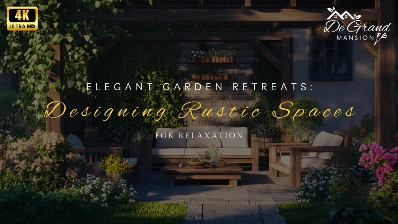 Elegant Garden Retreats: Designing Rustic Spaces for Relaxation - YouTube