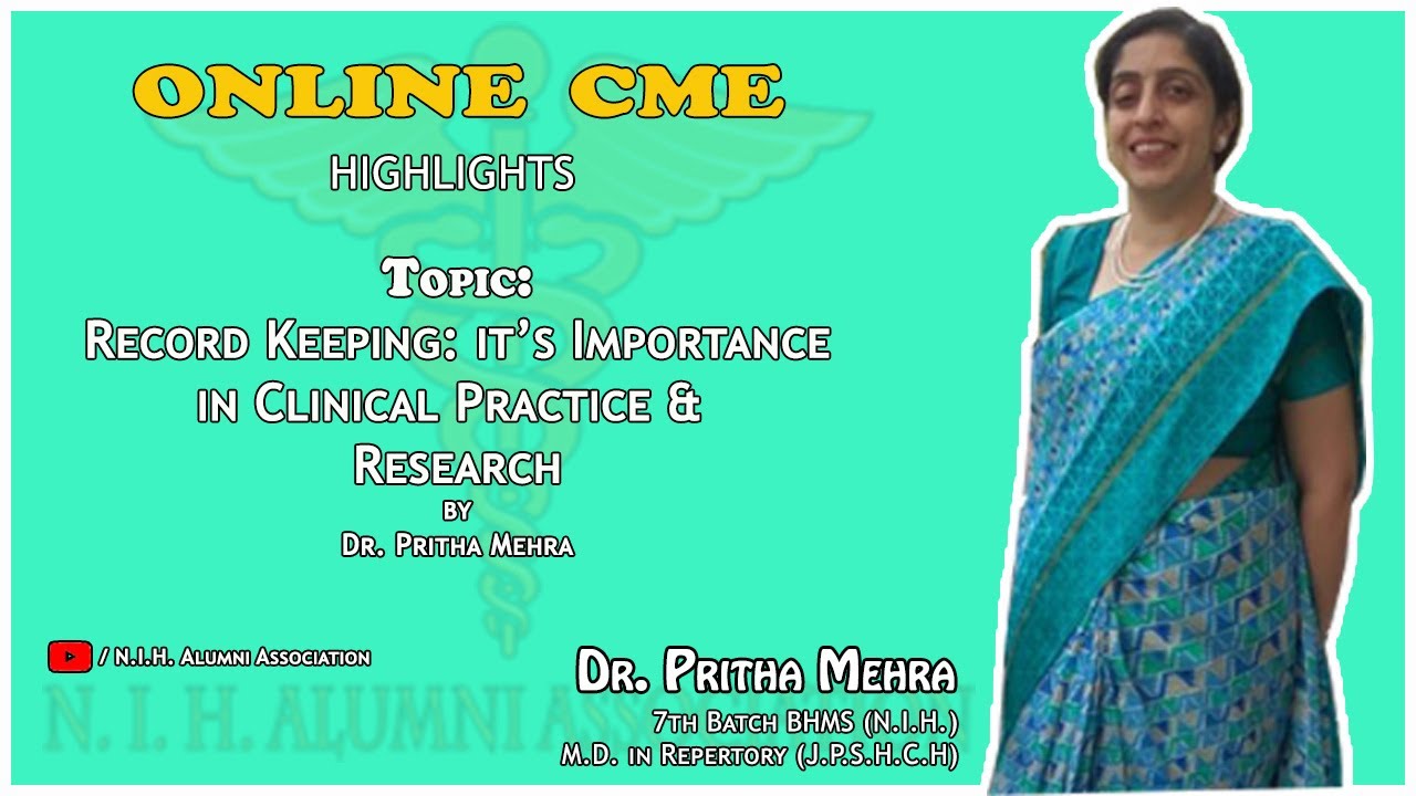 CME HIGHLIGHTS |#1 Record Keeping: Its Importance in Clinical Practice ...