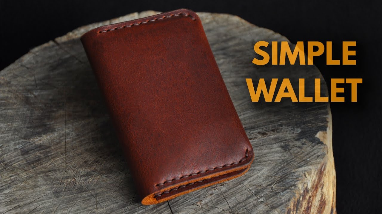 Making a Handmade Leather Simple Wallet - Simple Leather Wallet PDF ...
