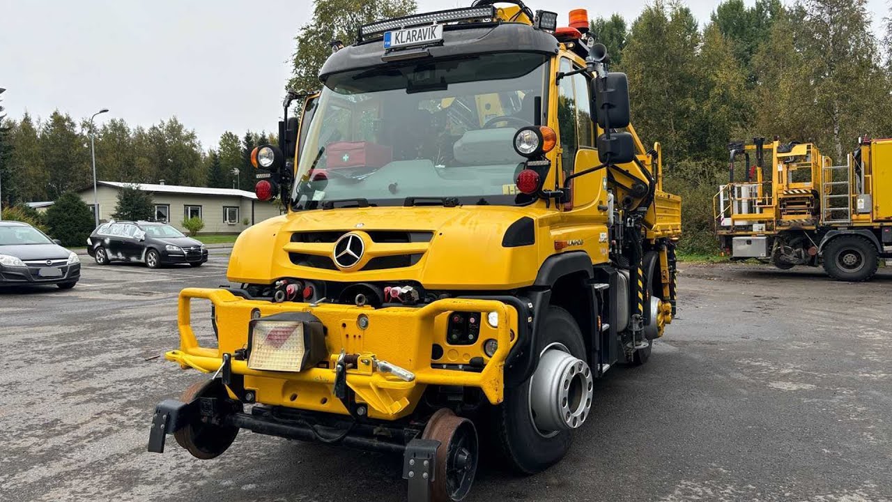 Osta Mercedes-Benz Unimog U 427 huoltoauto Klaravik Suomesta - YouTube