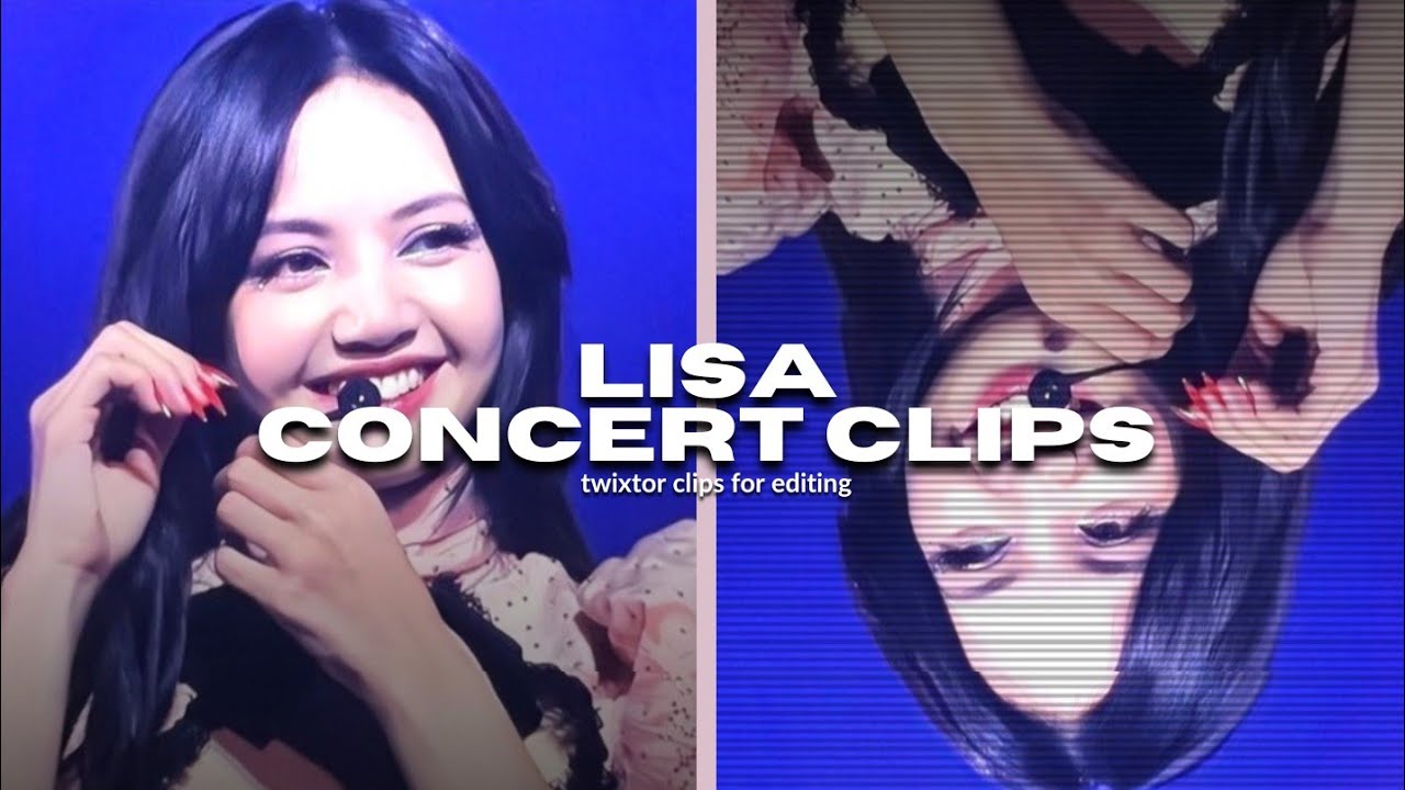 BLACKPINK - LISA Seoul Finale Concert twixtor clips for editing [Part 1 ...