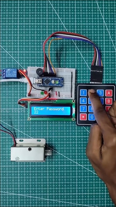 Door Lock System | Membrane keypad | Arduino | Tamil | ICC TECH #icctech #arduino - YouTube