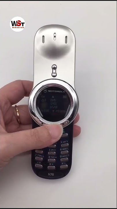 Motorola V70 Refurbished Original #worldstarthink - YouTube