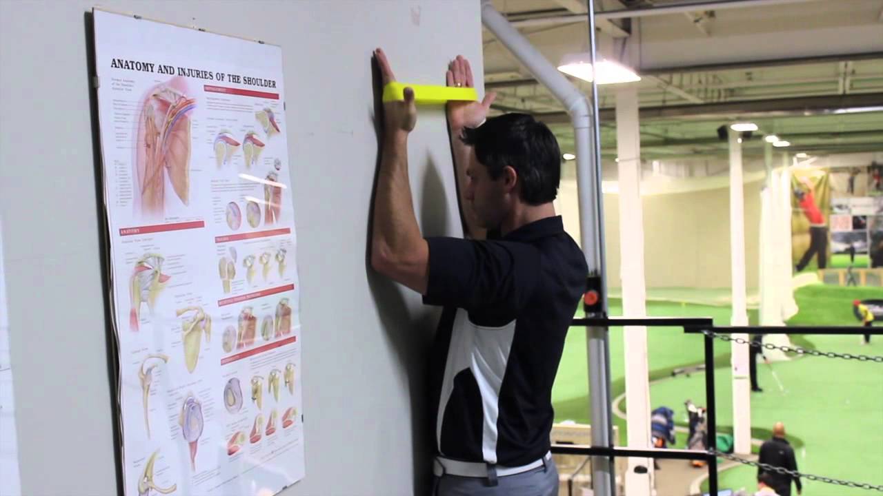 Wall Facing Shoulder Slides - YouTube