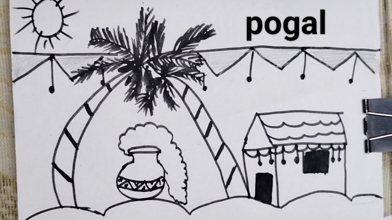How to draw a pogal poster||pogal poster drawing||very easy||Art video ...