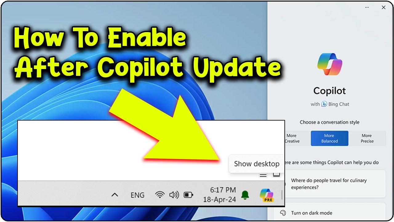 Fix Show Desktop Icon Missing on Taskbar in Windows 11 - YouTube
