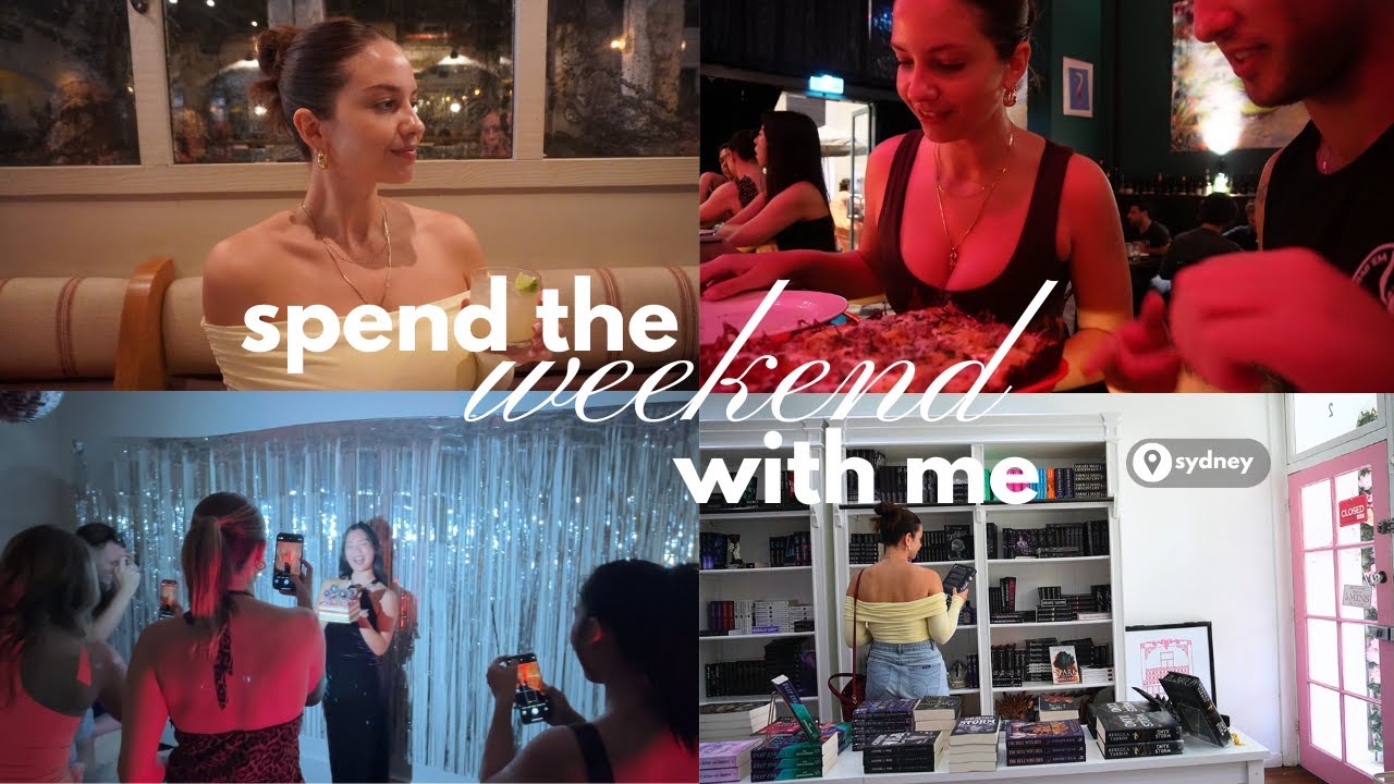 spend a (busy) weekend with me - YouTube