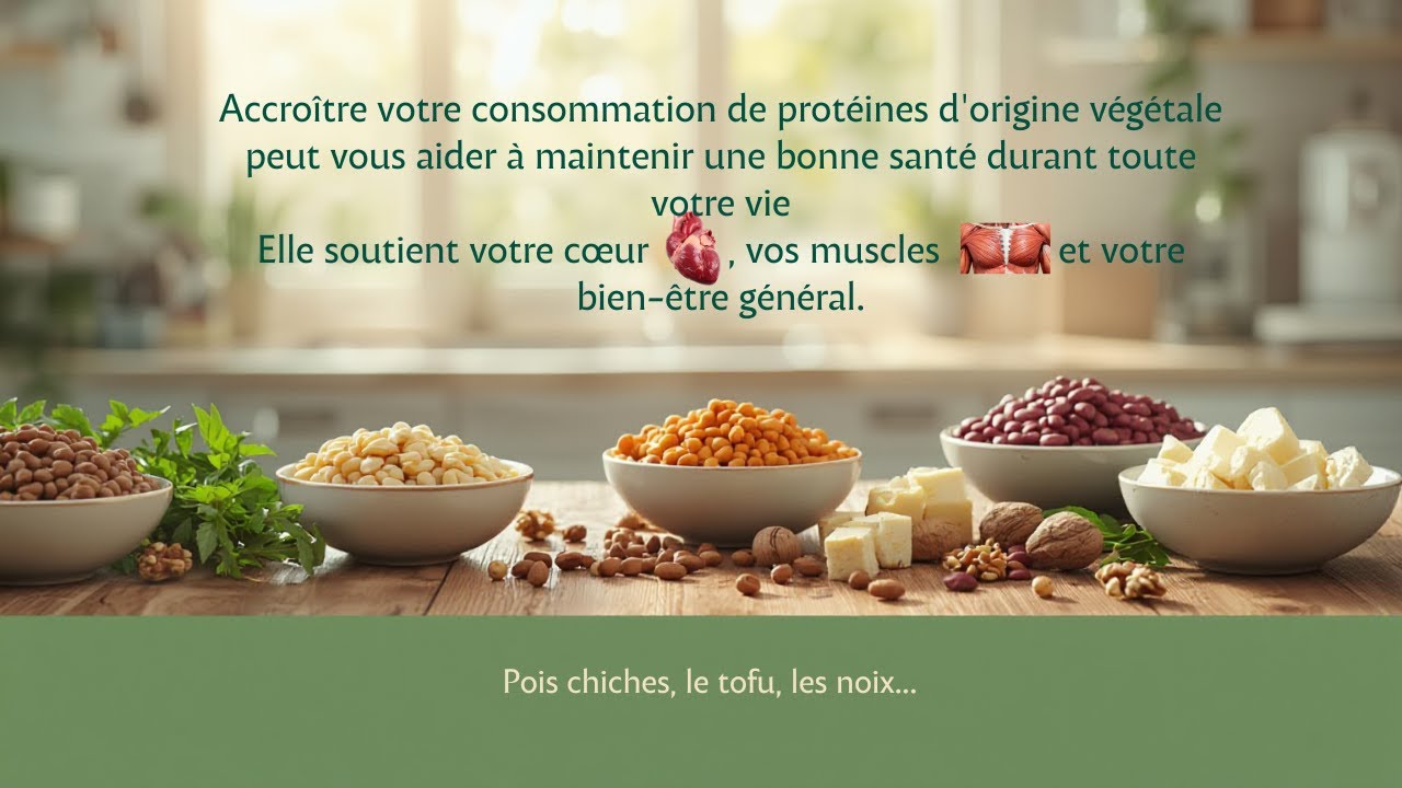 🌱Accroître votre consommation de protéines d'origine végétale peut vous ...