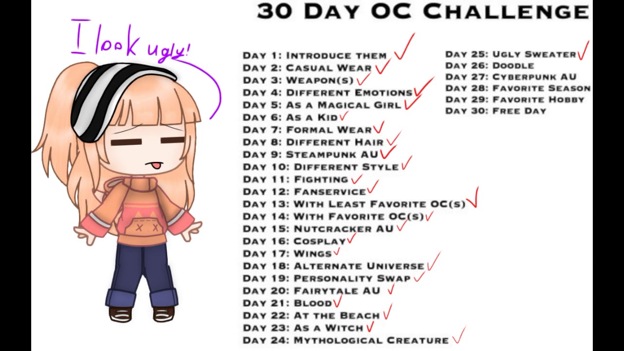 30 days OC challenge |•| Day 25 |• - YouTube