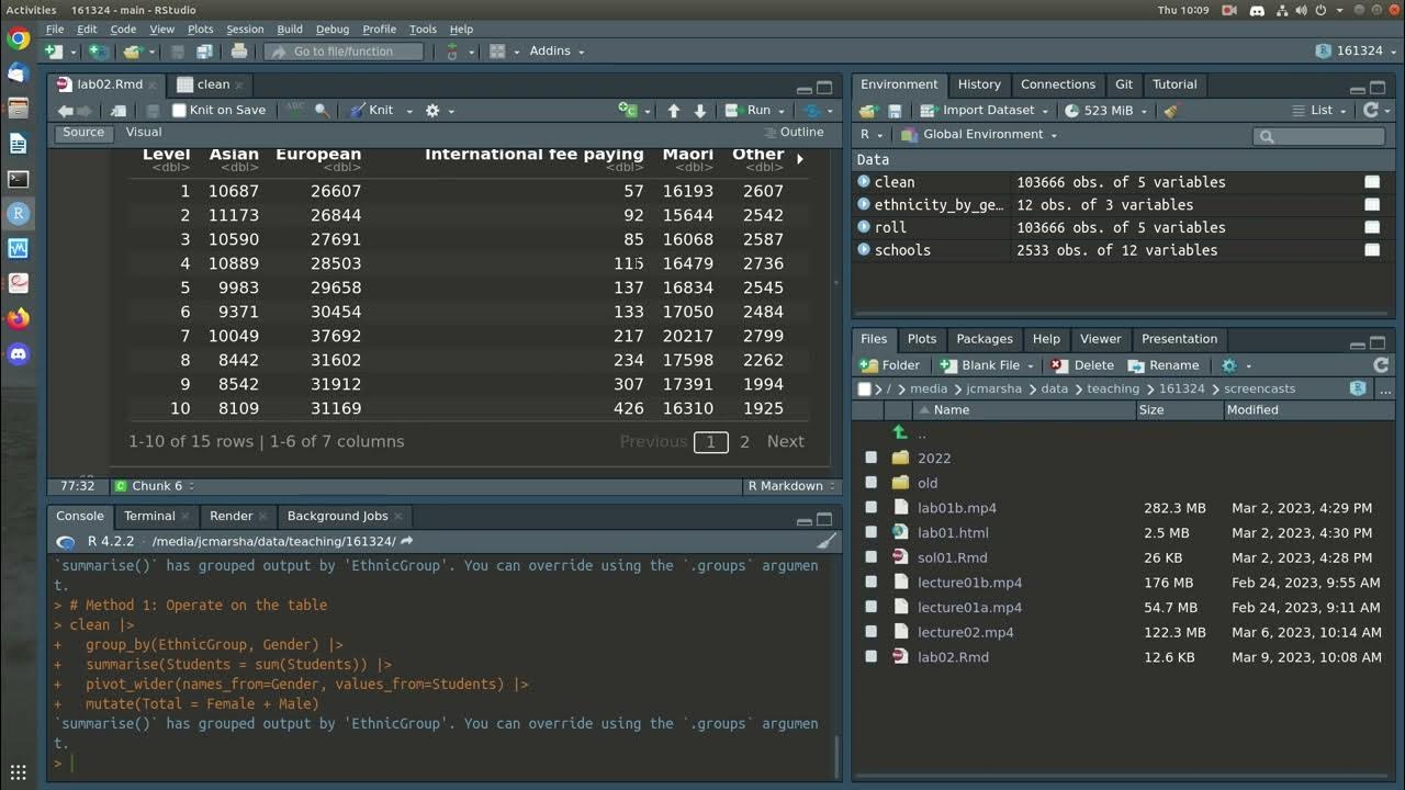 161.324 Data Mining: Workshop 2 - YouTube